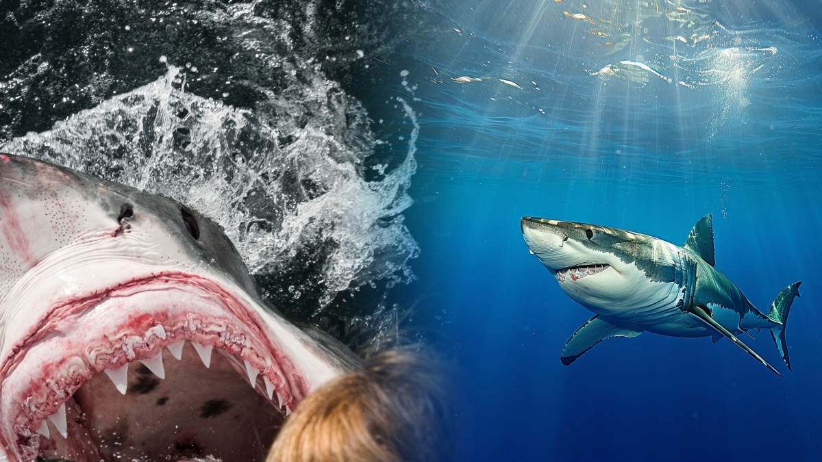 Un requin blanc géant s’approche des côtes, les scientifiques sur le ...